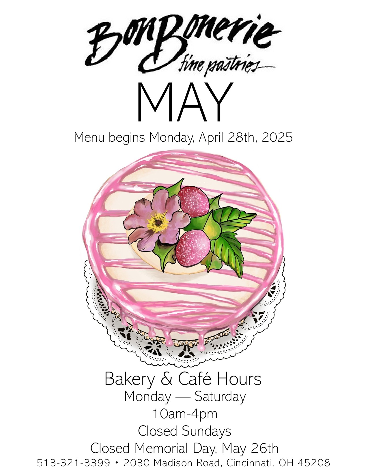 Bakery | Bakery Menu | May Bakery Menu