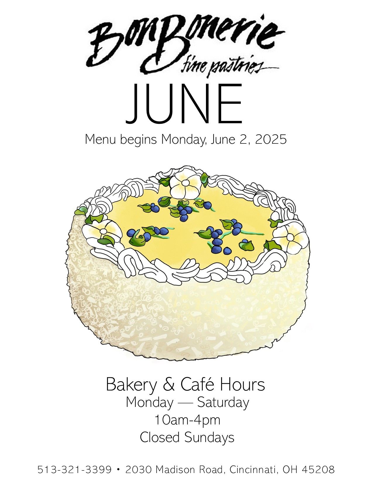 Bakery | Bakery Menu | June Bakery Menu