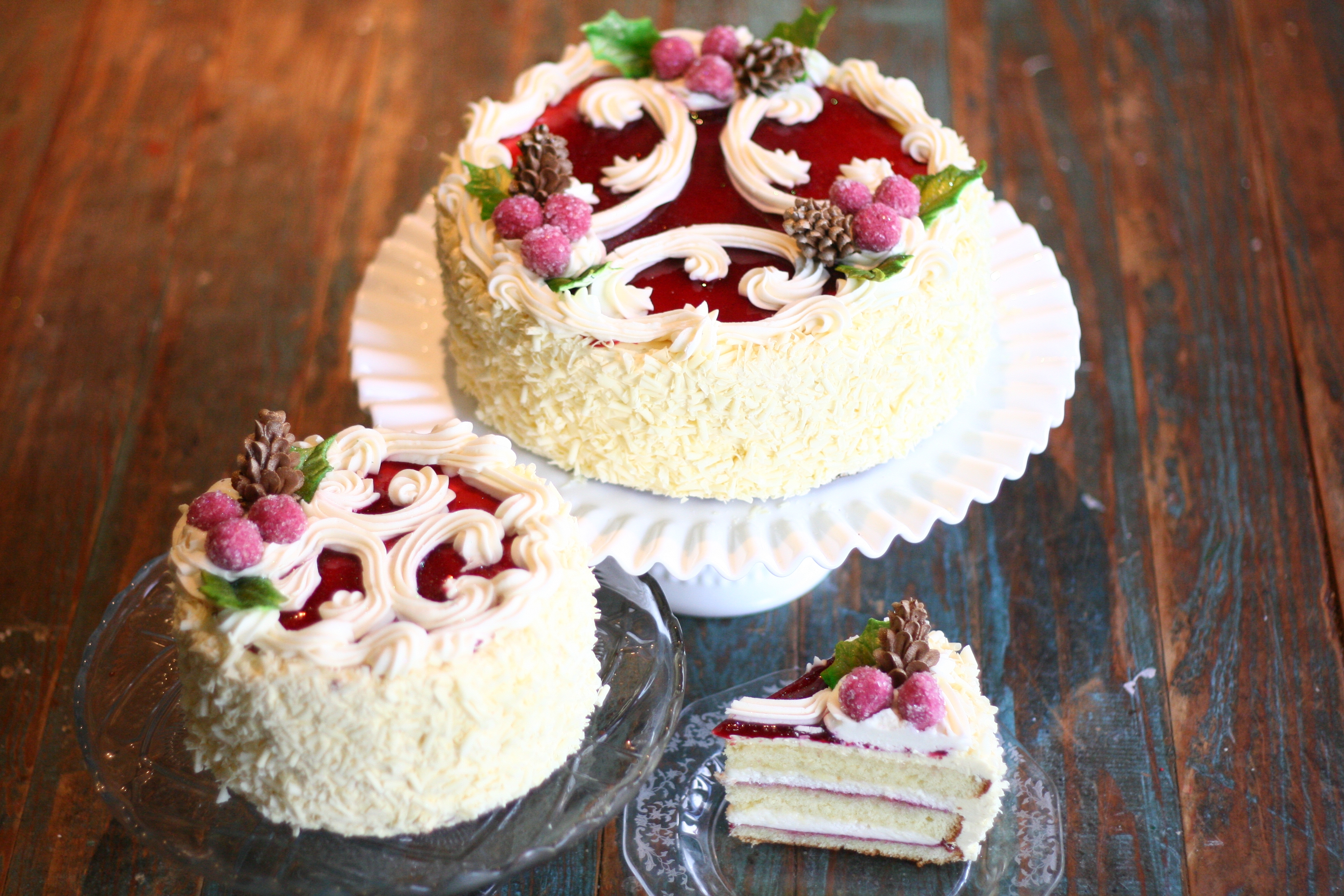 Menus | Monthly Cake Menu | December Cake Flavors